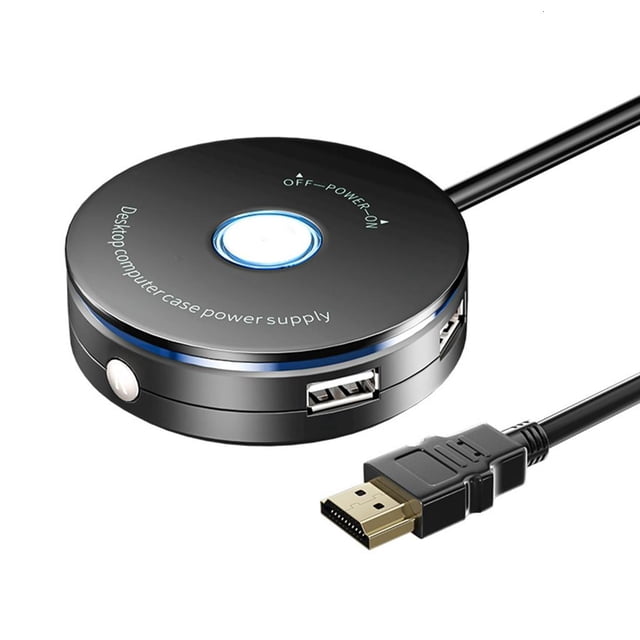 Yammee Desktop Computer PC Power Button Switches Mechanical Key ...