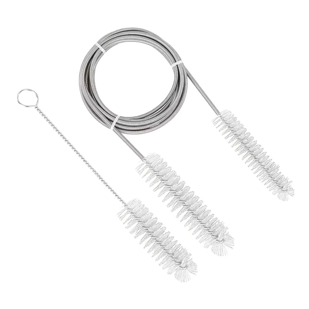 Yammee Double Ended Steel Tube Cleaner Brushes Set for Aquariums and ...