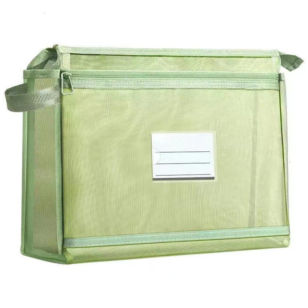 Yammee Double Layered Mesh File Bag Document Organiser Carrying Bag ...