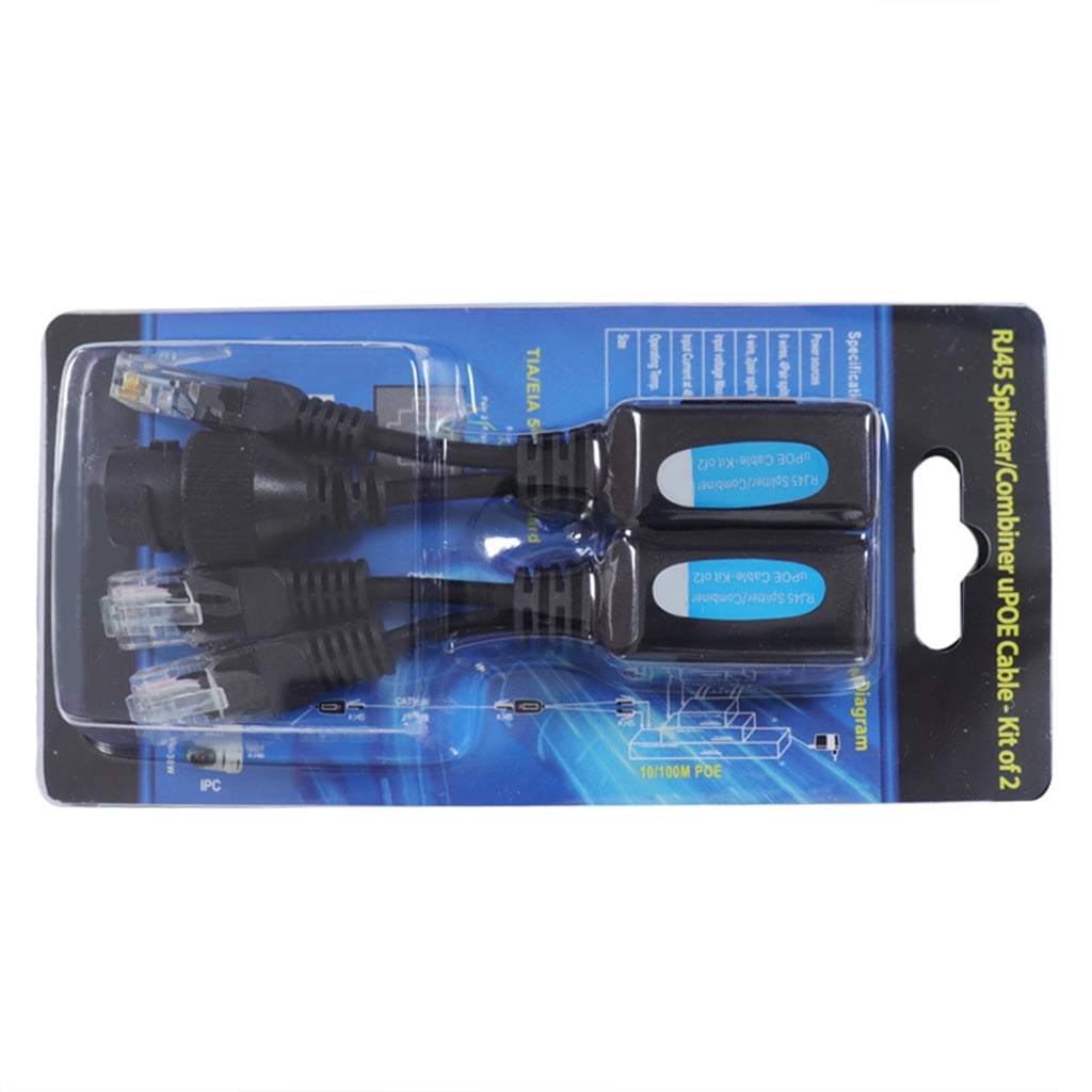 Yammee Durability Plastic RJ45 Ethernet Cable Combiner For Seamlessly ...