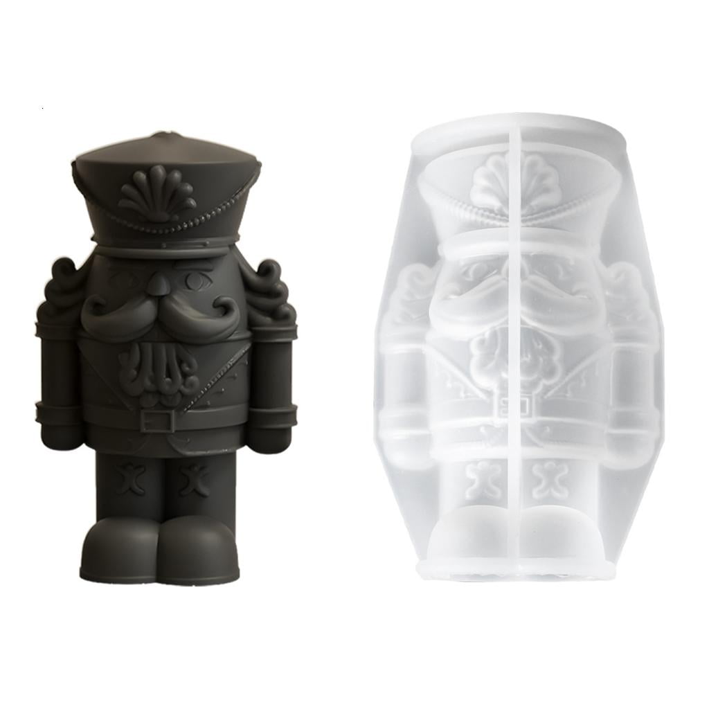 Yammee Easy Releasing Crafting Silicone Mold King Soldier Statues ...