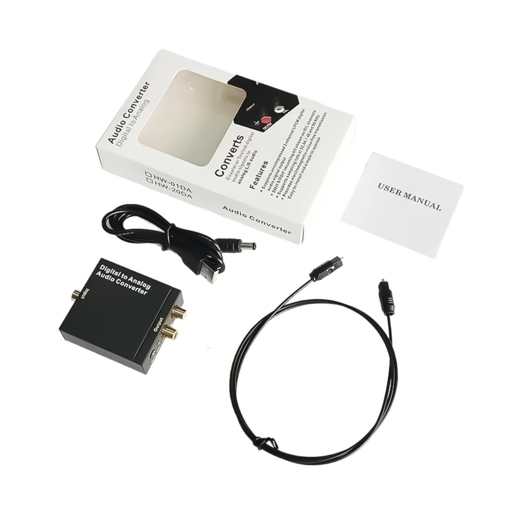 Yammee Easy to Use Digital Optical to Analog Stereo Converter Adapter ...