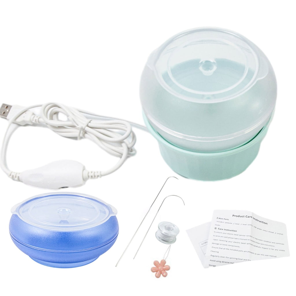 Yammee Electric Bead Spinner Set with Threader for Clay Beads, Electric ...
