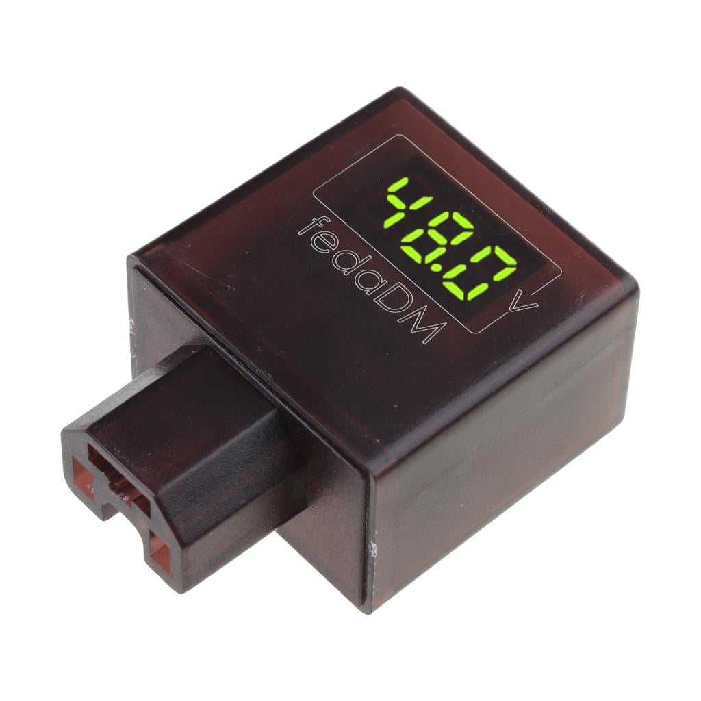 Yammee Electric Bikes EVVoltmeter Digital Voltage Meter Tester with USB ...