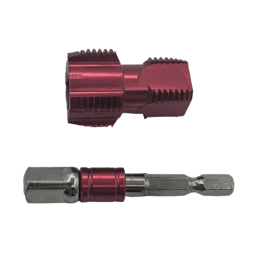 Yammee Electric Drill Compatible Double Head Pipe Threading Tool for 1/ ...