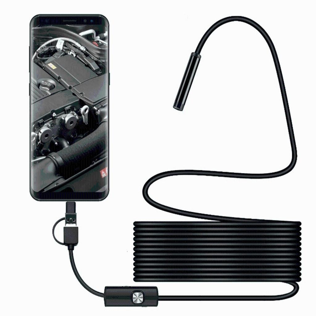 Yammee Endoscope Camera with Light for Cellphone,Borescope Inspection ...