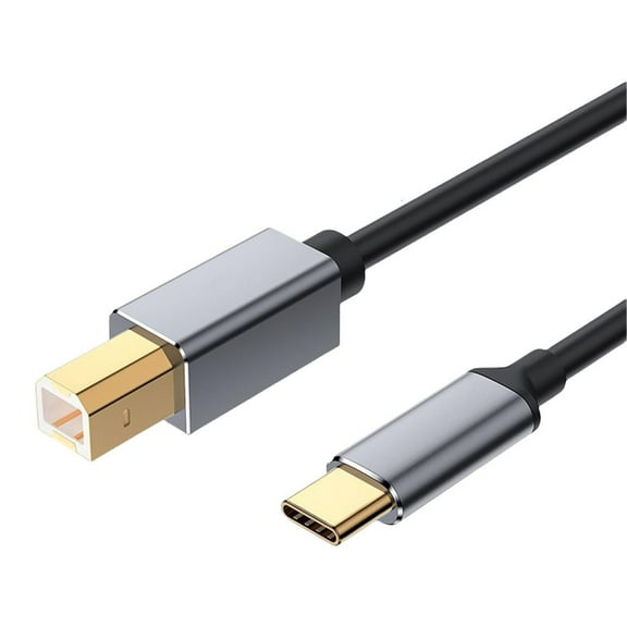 Cable Matters USB C to USB B Printer Cable in Black 6.6 Feet for Legacy ...
