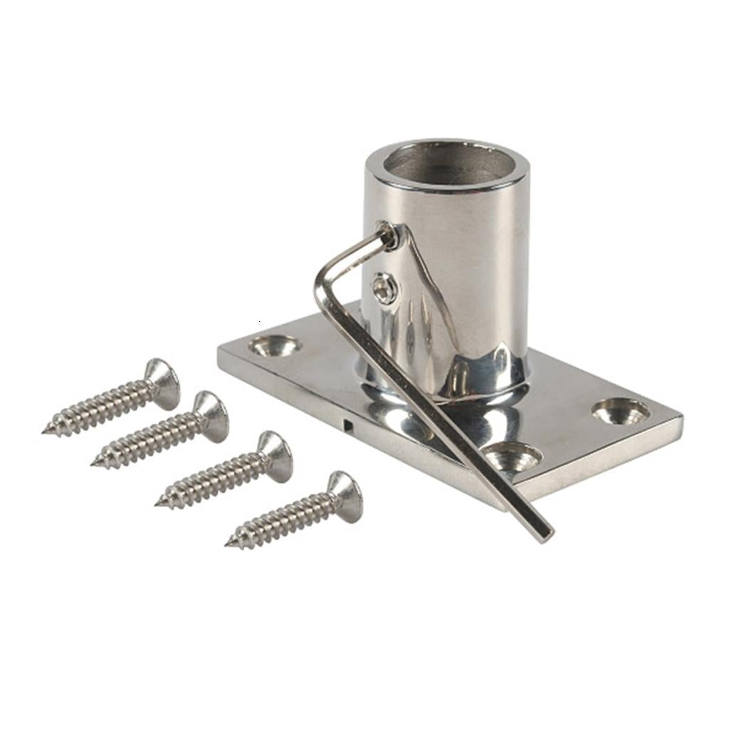 Yammee Flange Base Stainless Rail Floor Flange Pipe Rectangular Support ...