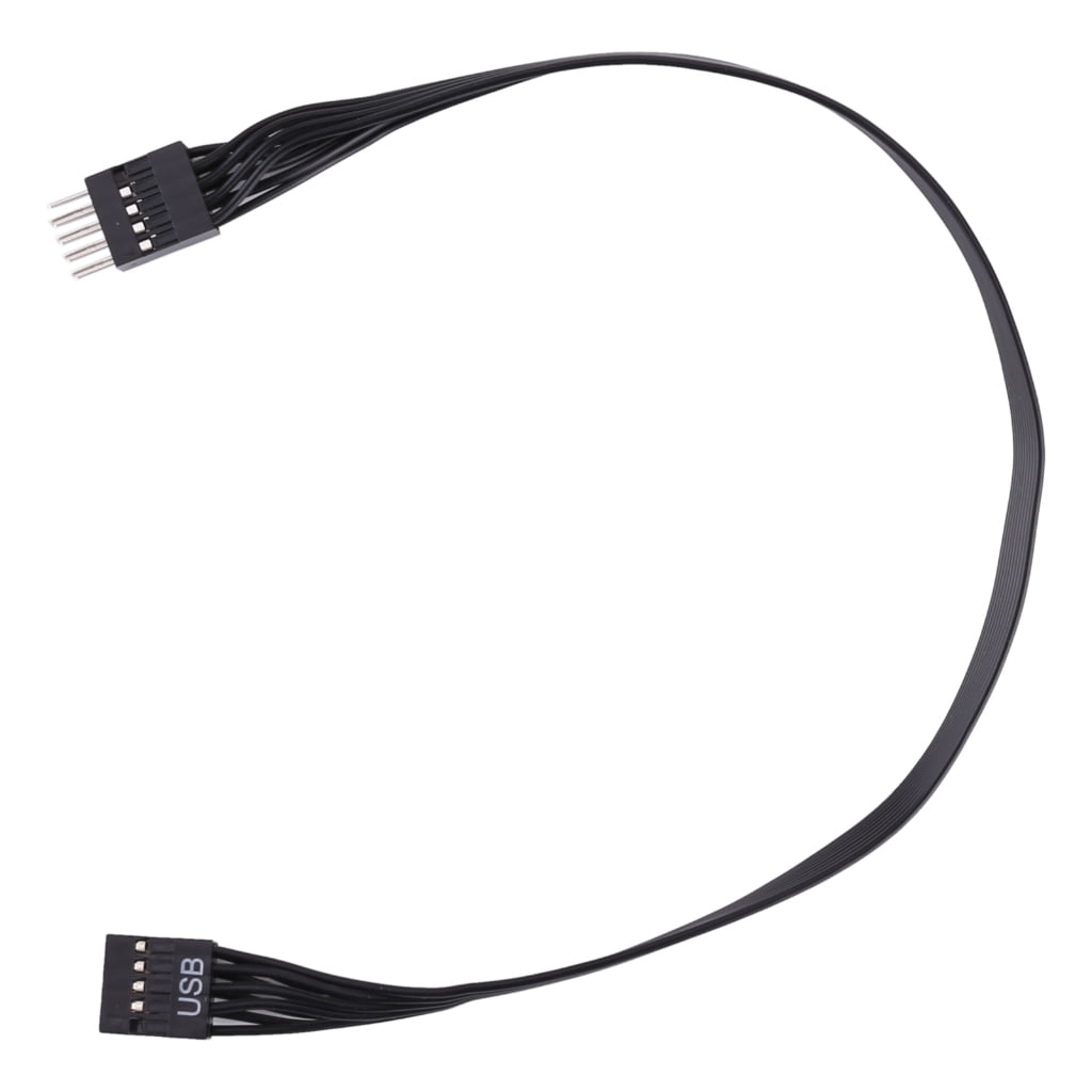 Yammee Flexible 9-Pin USB2.0 Extension Cord MB USB 9-pin Internal Male ...