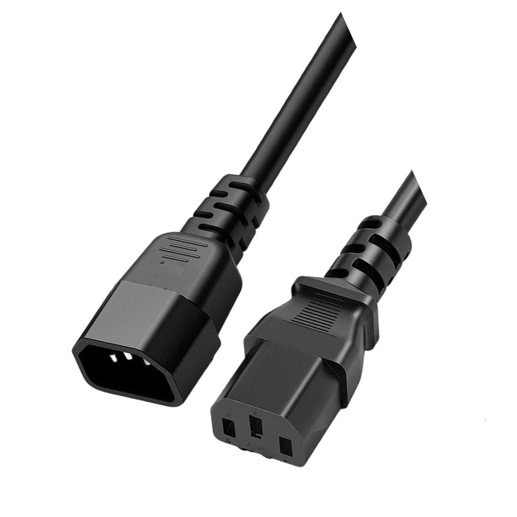 Yammee Flexible C13 C14 Power Cable Flame Retardant PVC for Home Office ...