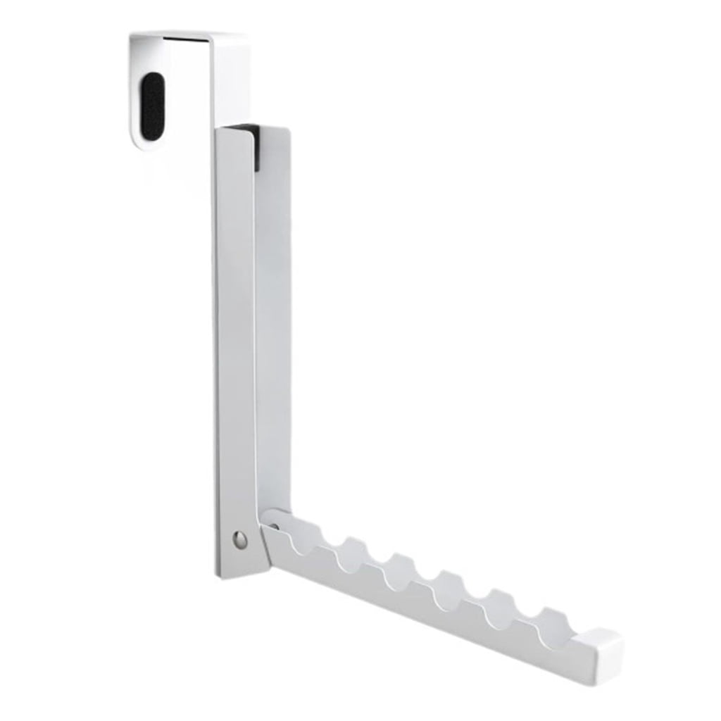 Yammee Folding Over The Door Hook Organizers Space Saving Hanging Rack ...