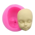 Yammee Food Grade Silicone 3D Baby Face Girl for Head Shape DIY ...