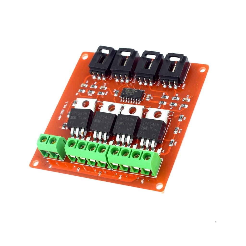 Yammee Four Channel 4 Route MOSFET Button Module IRF540 Switching ...