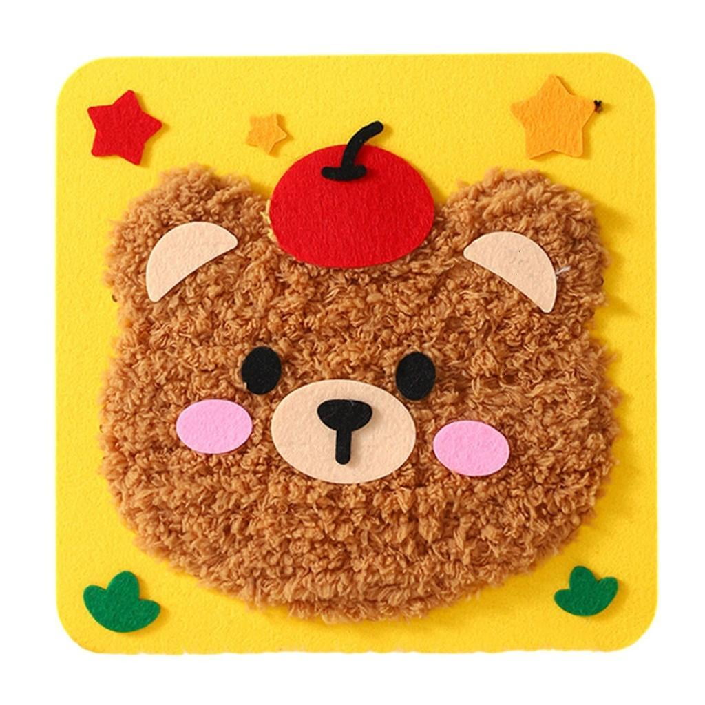 Yammee Fun Embroidery Doll Set Cartoon Animal Fun Educational Sewing ...