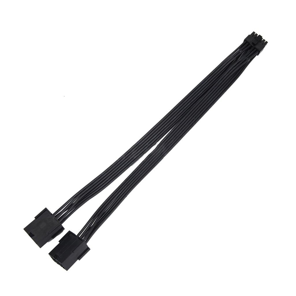 Yammee GPU Power Supply Adapter Mini 12Pin to Dual- PCIE 8Pin Graphics ...