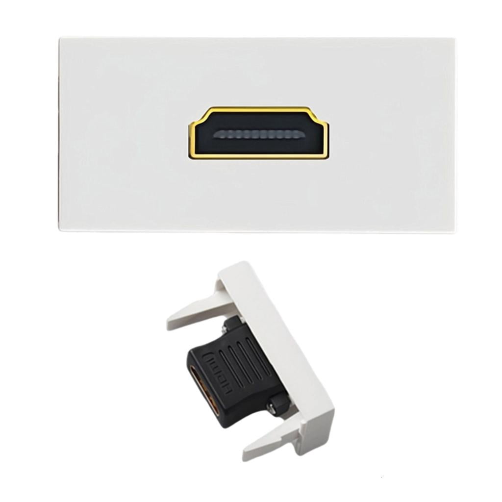 Yammee HDTV Female To Female Socket Connector Module For Wall Face ...