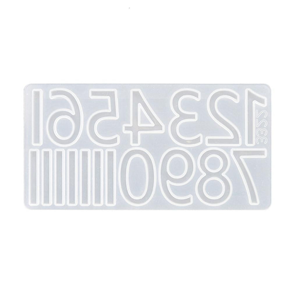 Yammee Handmade Arabic Digital Molds Large Roman Numeral Silicone Molds ...