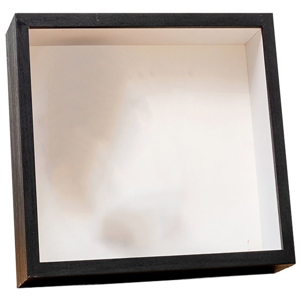 Yammee Handmade Wood Flower Display Frame Frames for Crafts 3D Square ...