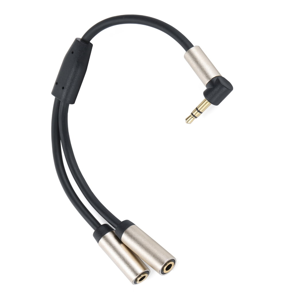 Yammee Headset Splitter, 3.5mm Headphone Mics Splitter Cable for ...