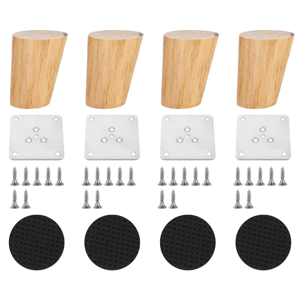 Yammee Heavy Duty Wooden Sofa Legs Reinforced Support Structure Home ...