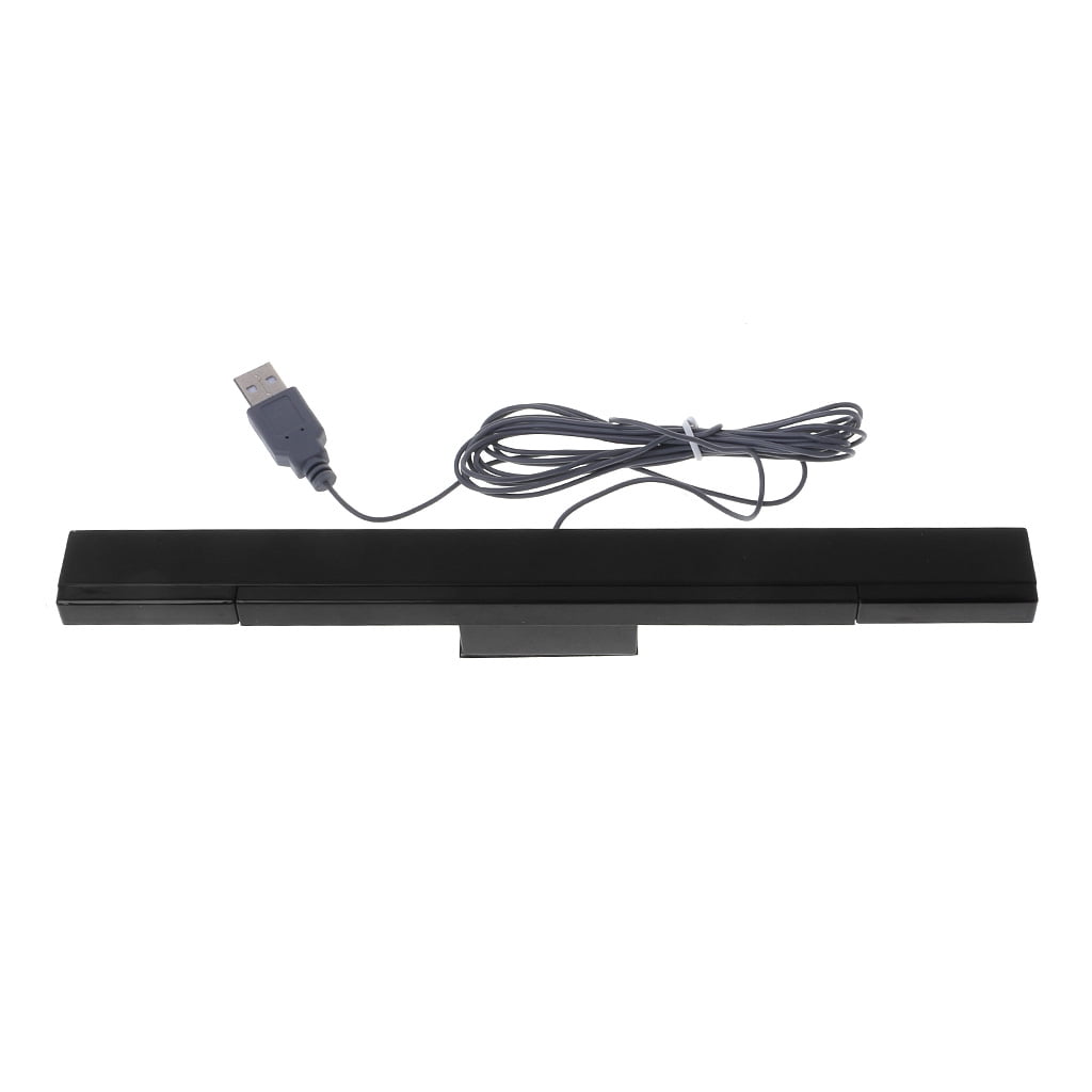 Yammee IR Sensor Bar for Wii Console Wired Infrared Ray Motion Sensor ...