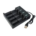 Yammee Intelligent USB 18650 Battery Charger For 21700,26700,14500 ...
