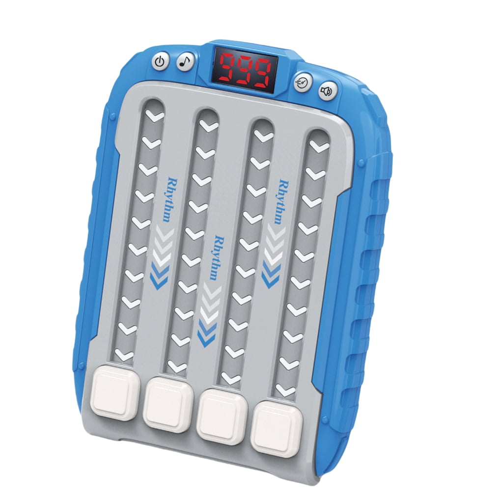 Yammee Kids Quick Push Button Rhythm Game Machine, 6 Exciting Level ...