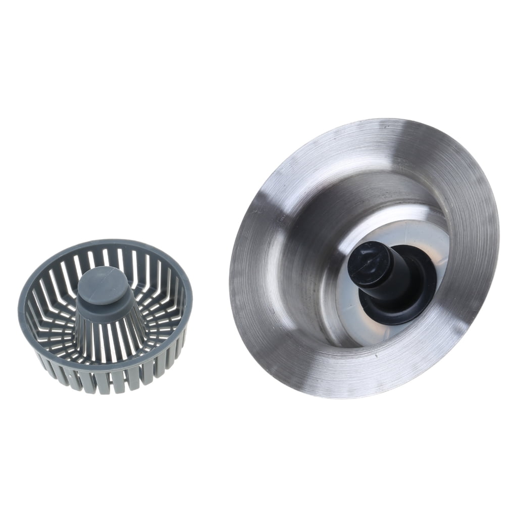 Yammee Kitchen Sink Drain Strainer Basket 3 In 1 Bathroom Sink Drain ...