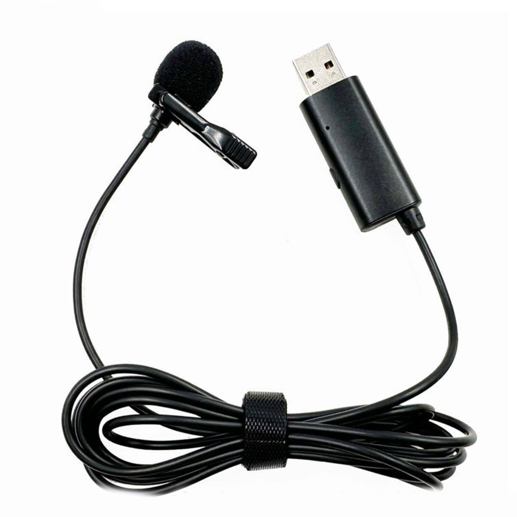 Yammee Lavalier Lapel Microphone USB Professional Condenser Clip on ...
