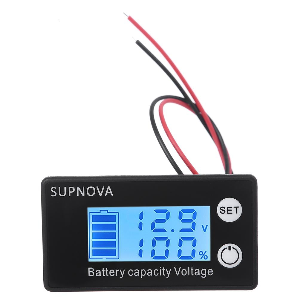 Yammee Lead Acid Lithium LiFePO4 Battery Capacity Indicator DC 7V-68V ...