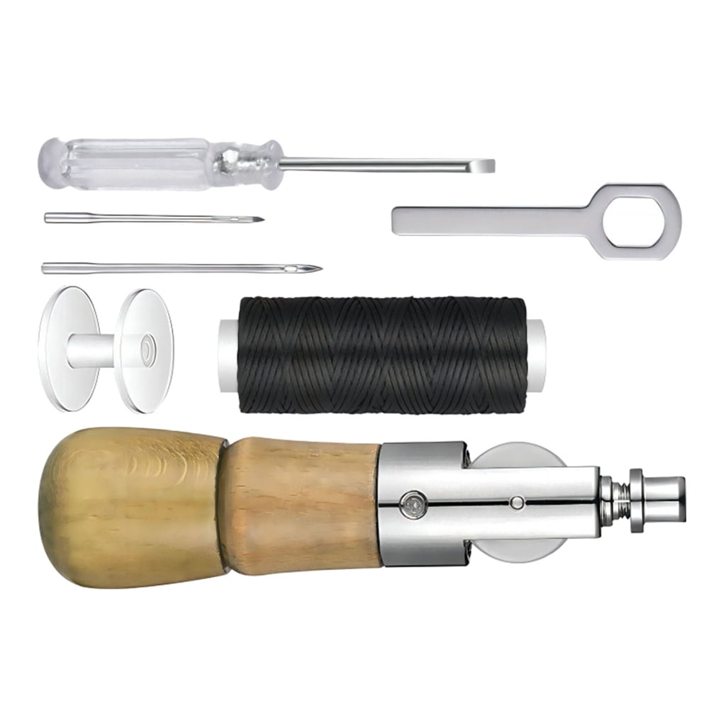 Yammee Leather Sewing Tool Set Leather Sewing Awl Kits Waxed Thread ...