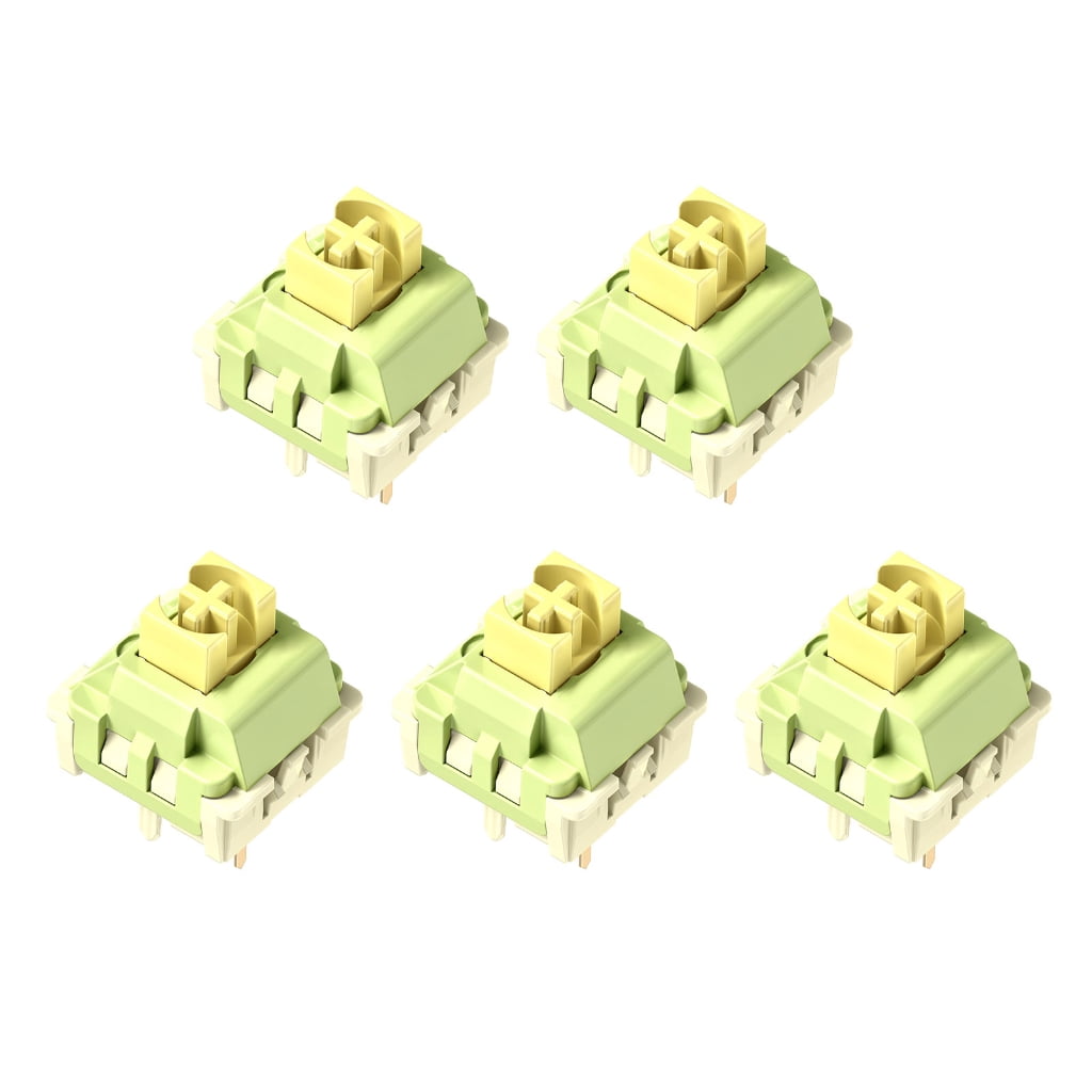 Yammee Lemon Pre Lubed Silents Linears Switches Hot Swap Tactile 5Pin ...