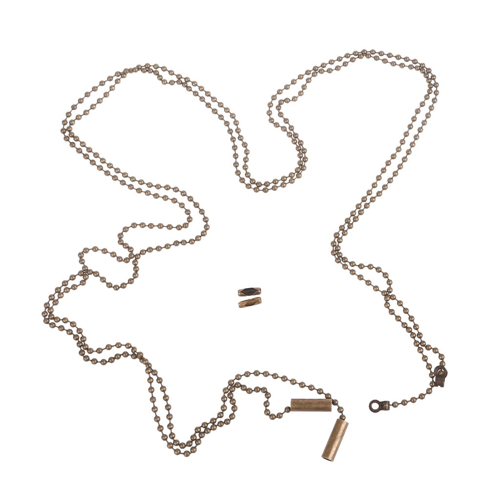 Yammee Metal Chain Extender 2 Pack Ceiling Fan Pull Chain Extension ...