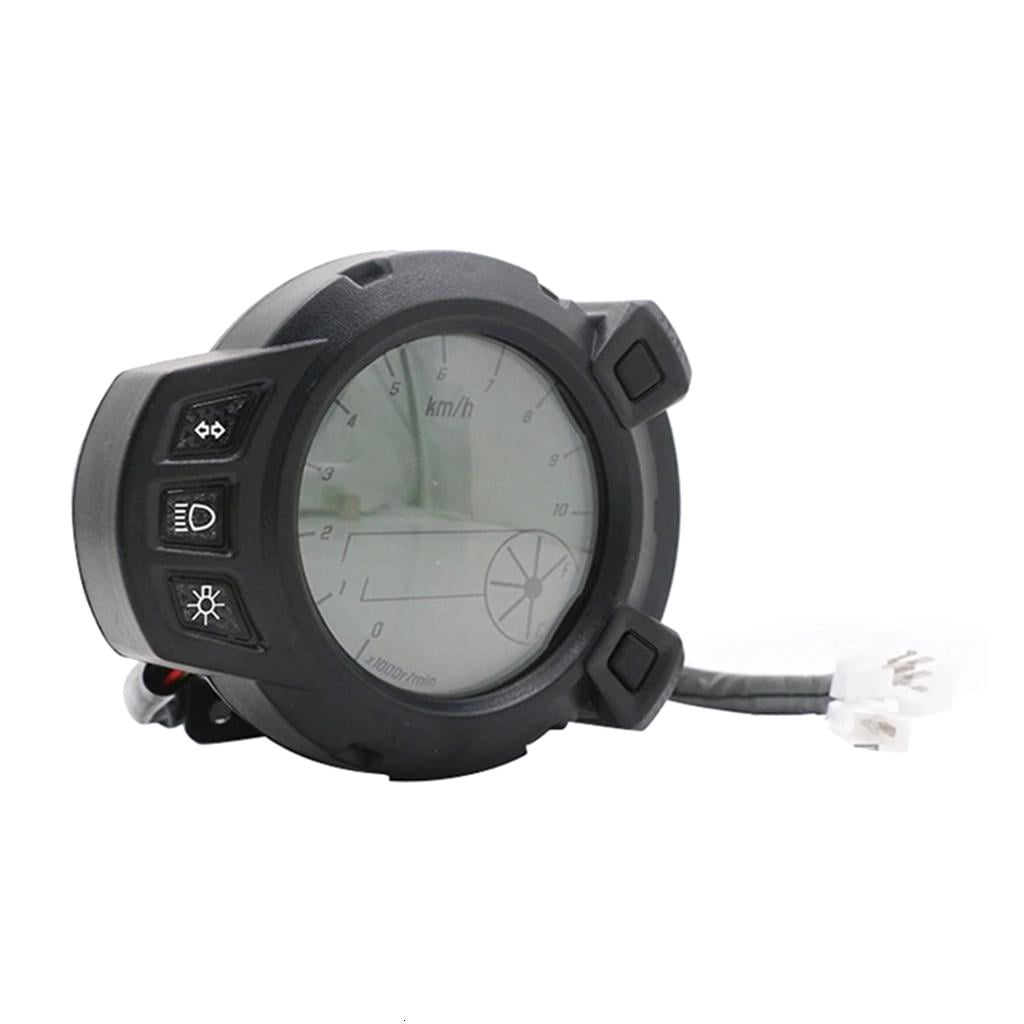 Yammee Motorcycle Digital Odometer Oil Level Gauge Speedometer ...