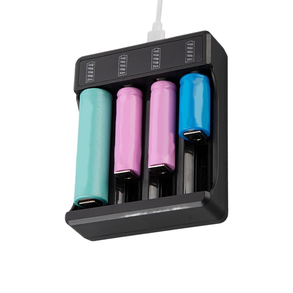 Yammee Multi Bay Battery Charging Box For 18650 21700 Batteries Fast ...
