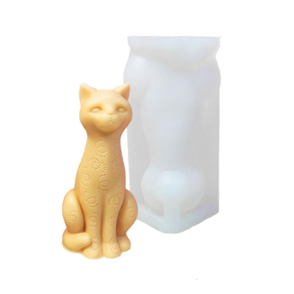 Yammee Multipurpose Adorable 3D Cats Sturdy Silicone Mold Portable for ...