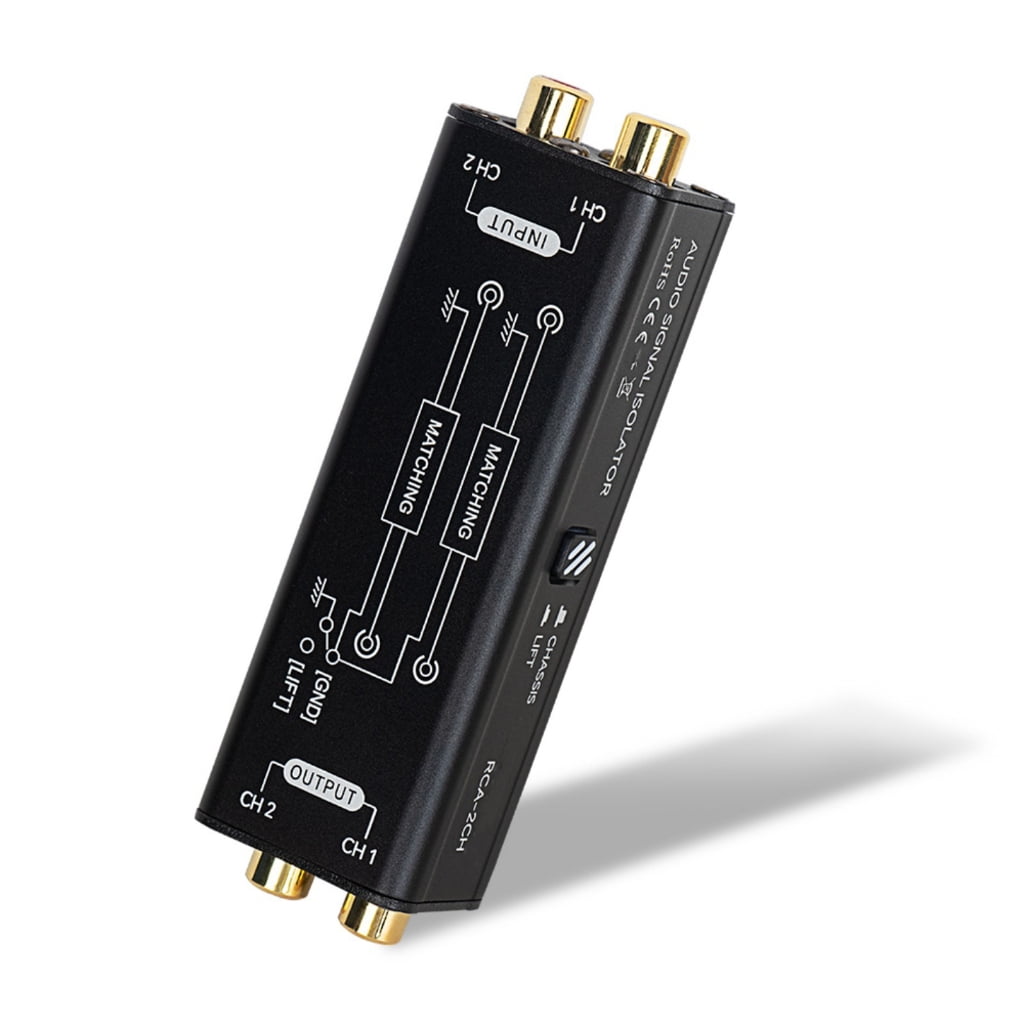 Yammee Music Signal Ground Separator Signal Isolator for Enhances Sound ...