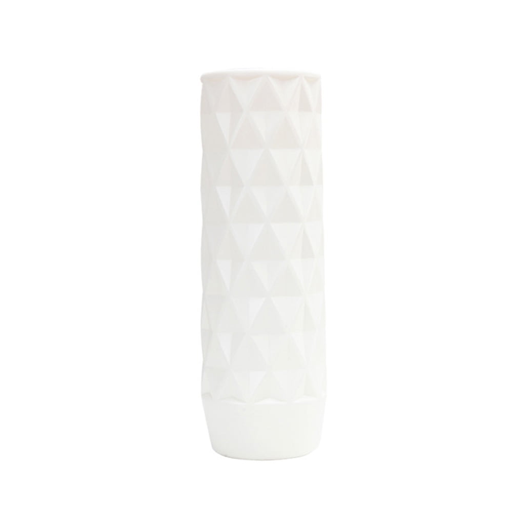 Yammee Origami Plastic Vase Imitation Ceramic Flower Pot Plants ...