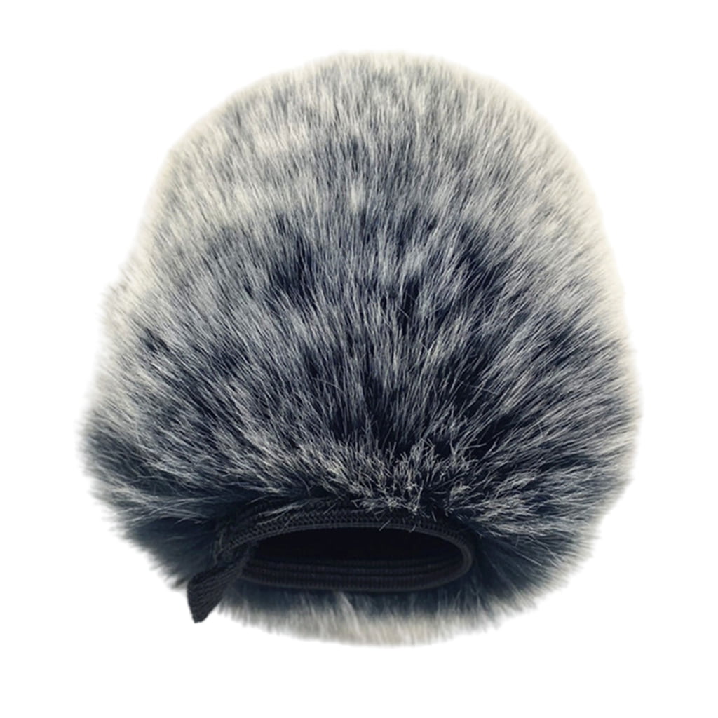 Yammee Outdoor Microphone Windscreen Artificial Furry Cover Muff ...