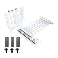 Phanteks Gen4 Vertical GPU Bracket, PCI-E Gen4 x16 Riser Cable, Black ...