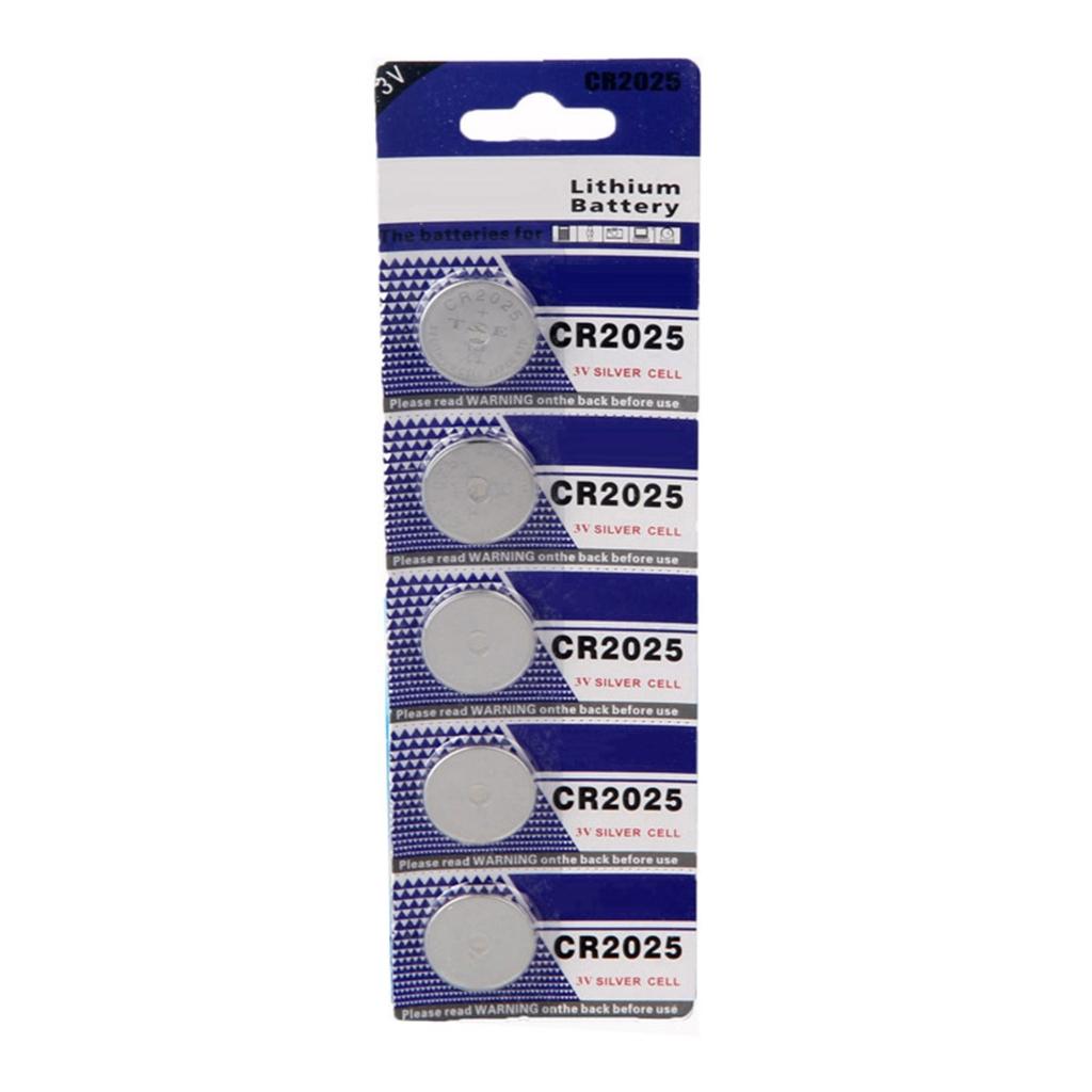 Yammee Pack of 5/10 CR2025 Button Cell Battery Coin Cells Battery for ...