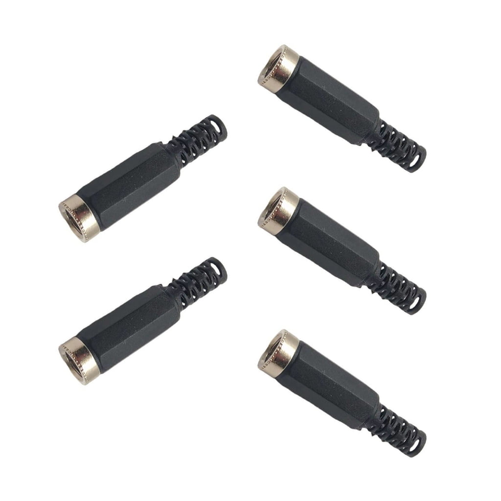 Yammee Pack of 5Pcs DC5.5x2.5mm Female Power Socket DC5525 Assembled ...
