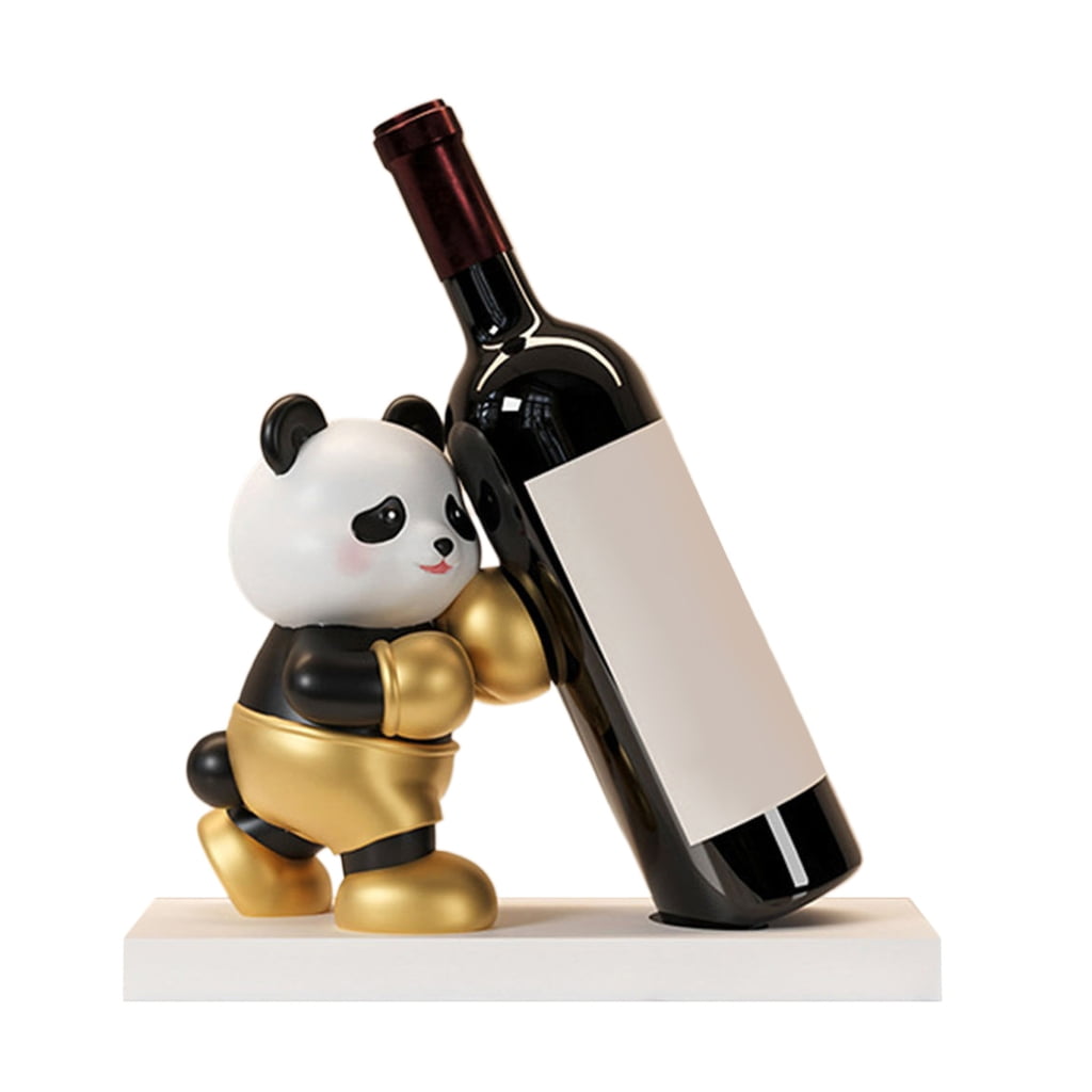 Yammee Panda Wine Rack Wine Bottle Holders Adds A Touch Of Fun To ...