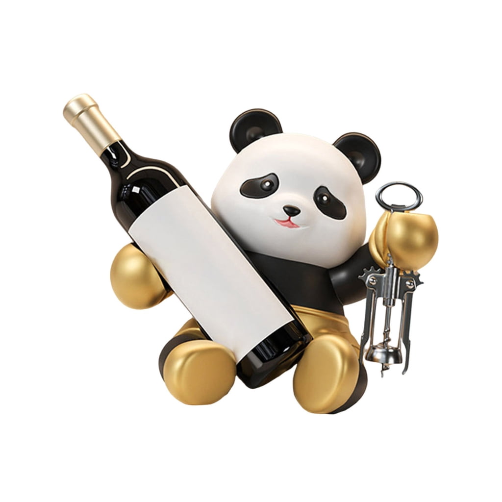 Yammee Panda Wine Rack Wine Bottle Holders Adds A Touch Of Fun To ...