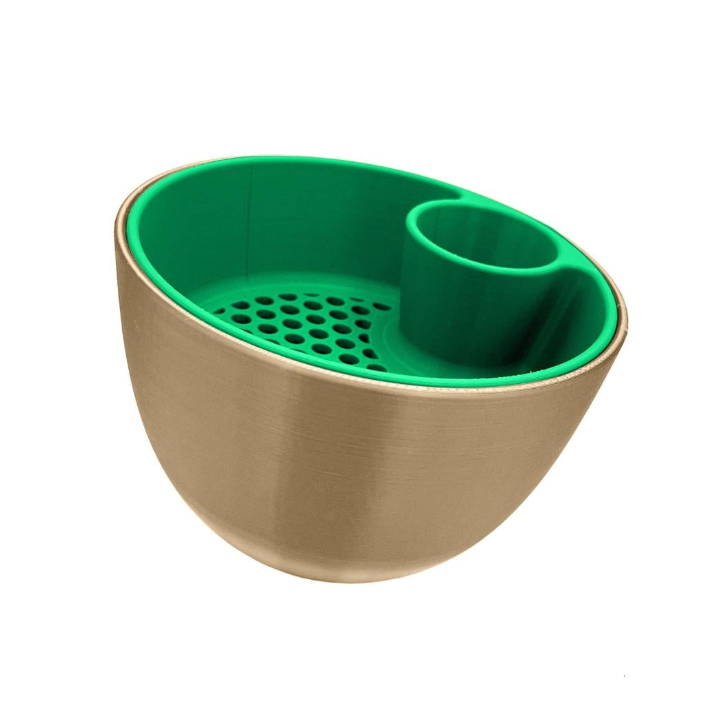 Yammee Plastic Pistachios Cleaning Tool Double Layer Serving Dish With ...