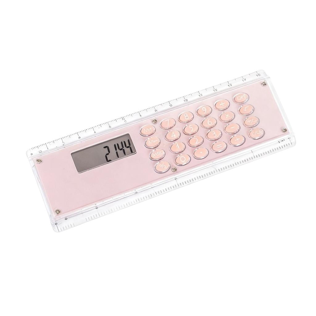 Yammee Portable 15cm Slim Plastic Measuring Ruler Featuring Clear ...
