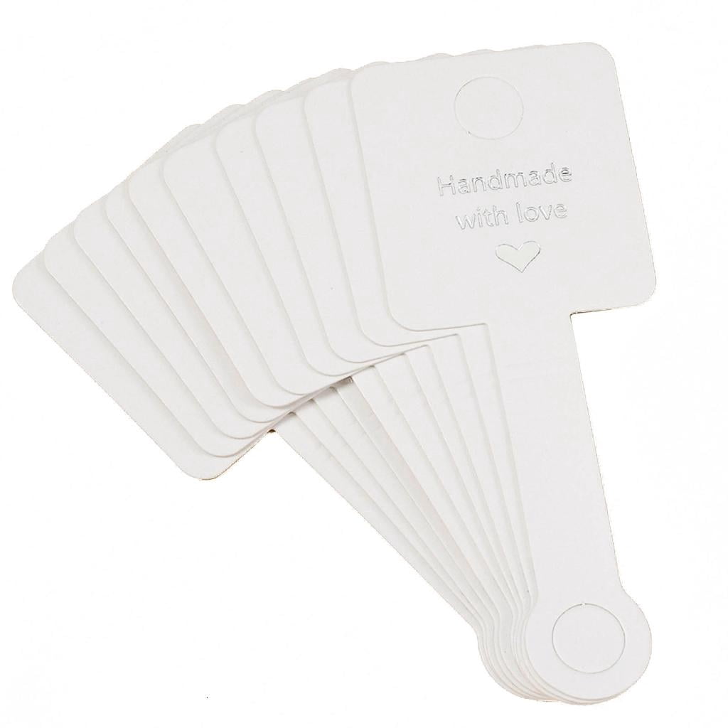 Yammee Portable Adhesive Display Cards Kraft Paper Jewellery Display ...