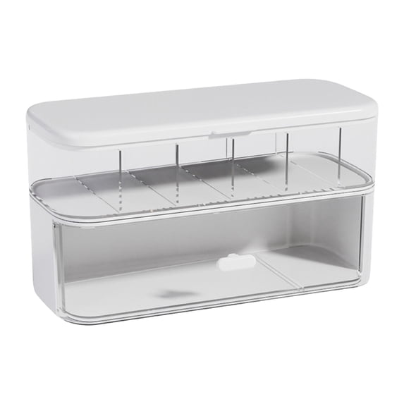 Yammee Portable Double Layer Cable Management Box for Office Efficient ...
