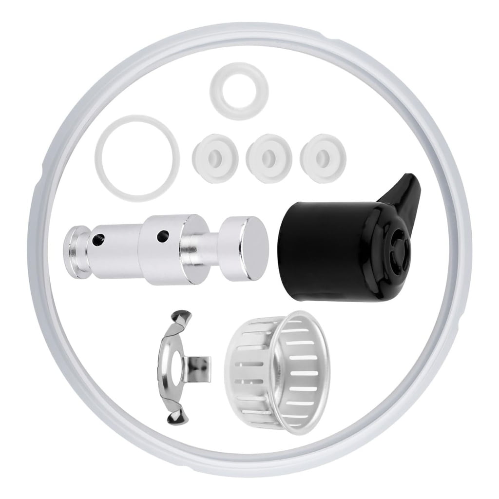 Yammee Pressure Cooker Steam Release Valves Set with Sealing Rings for ...