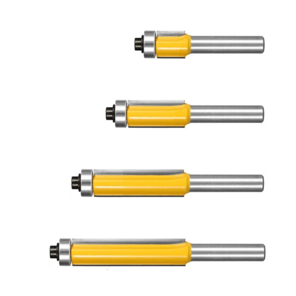 Yammee Professional Ball Bearing Flush Trimmer Set 8mm Shaft Wood ...